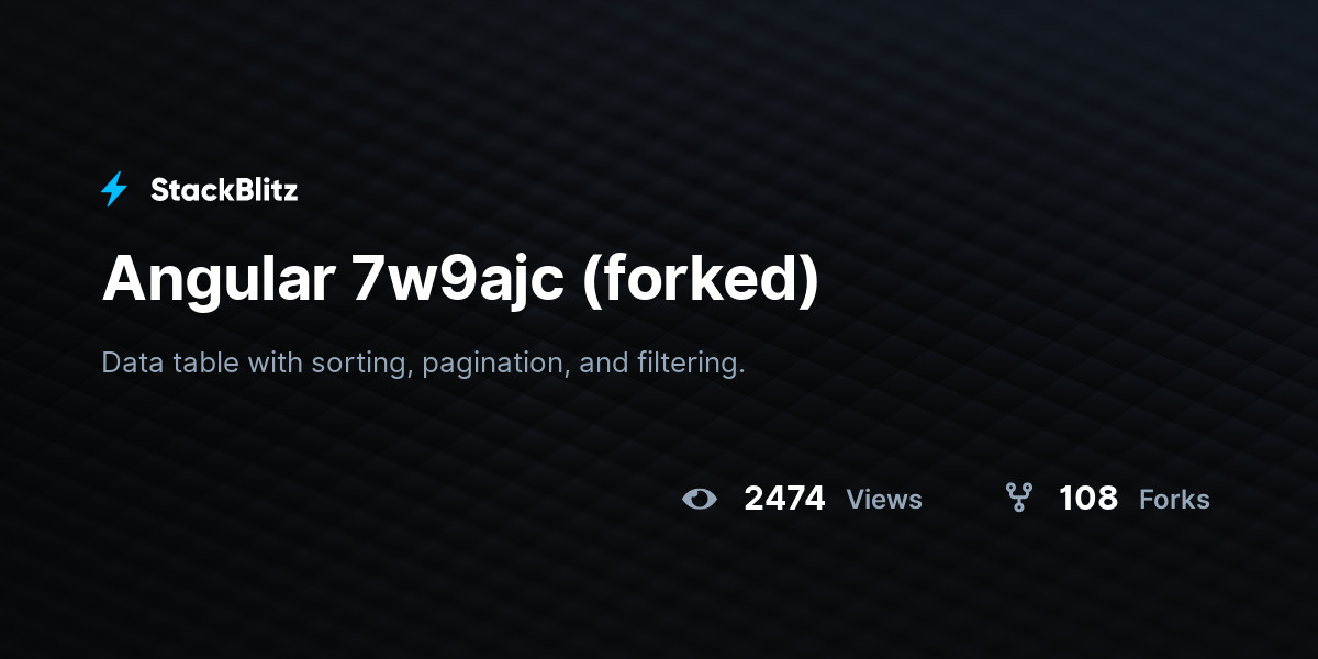 Angular 7w9ajc (forked) - StackBlitz