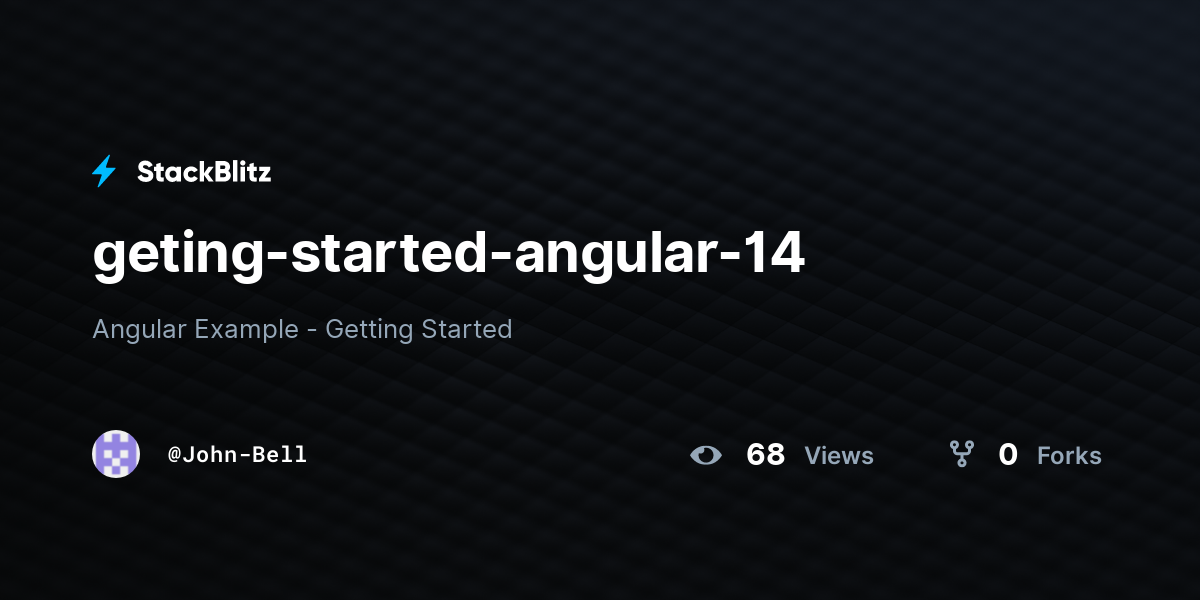 geting-started-angular-14 - StackBlitz