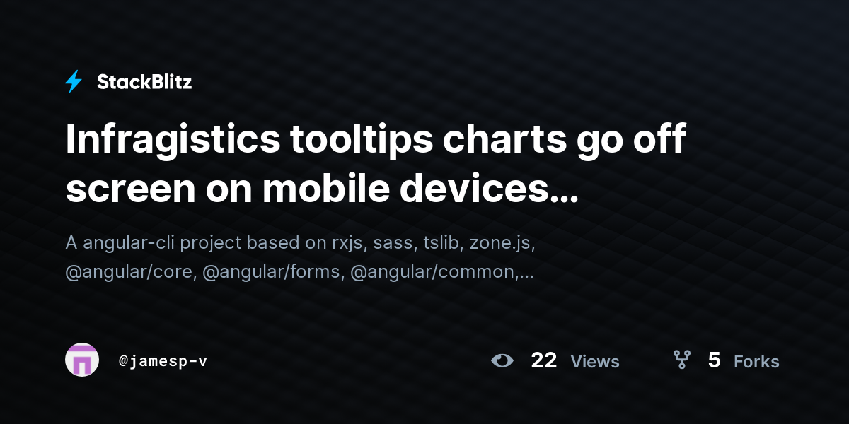 Infragistics tooltips charts go off screen on mobile devices (forked ...