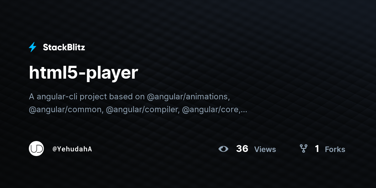 html5-player - StackBlitz