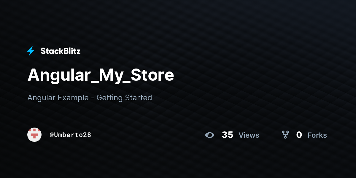 Angular_My_Store - StackBlitz