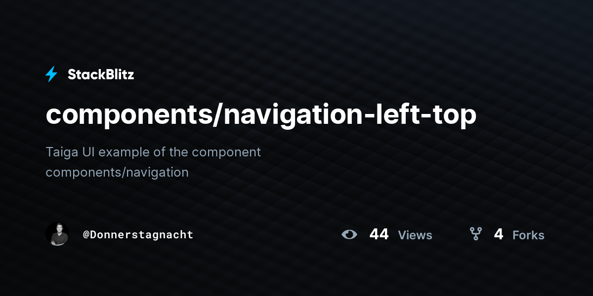 components/navigation-left-top - StackBlitz