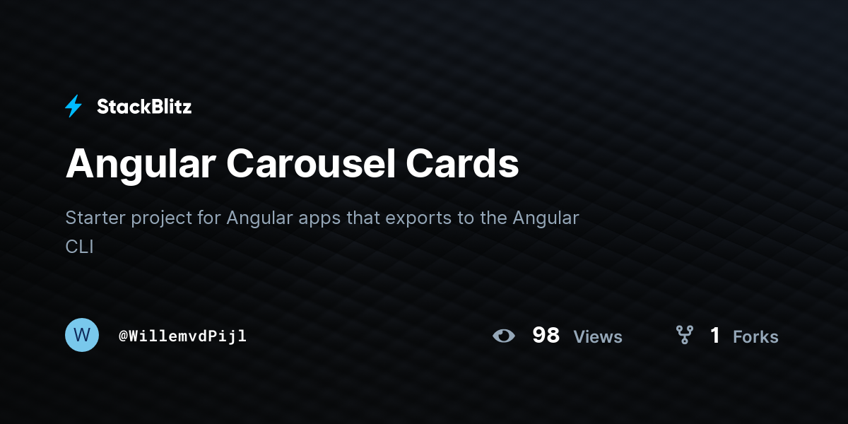 Angular Carousel Cards - StackBlitz