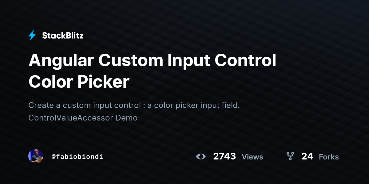 Angular Custom Input Control Color Picker - StackBlitz