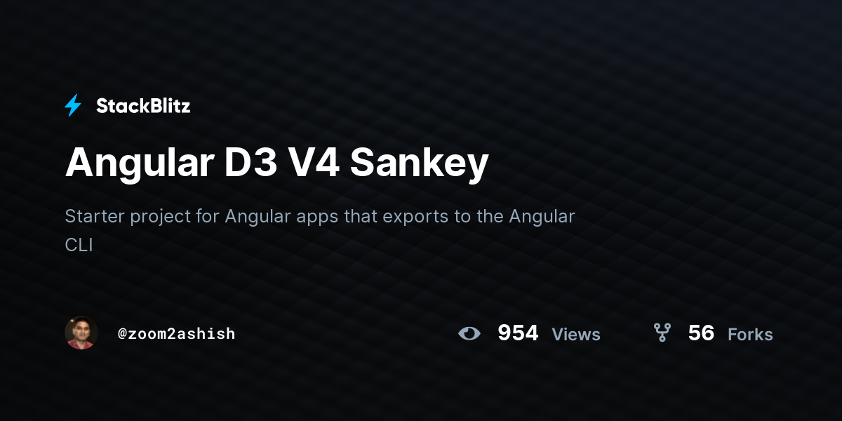 Angular D3 V4 Sankey - StackBlitz