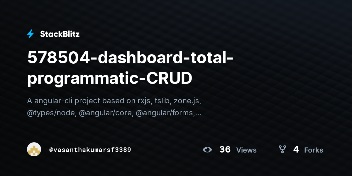 578504-dashboard-total-programmatic-CRUD - StackBlitz