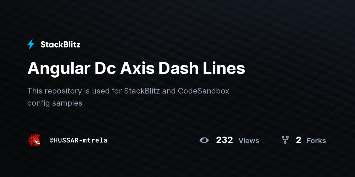 Angular Dc Axis Dash Lines - StackBlitz