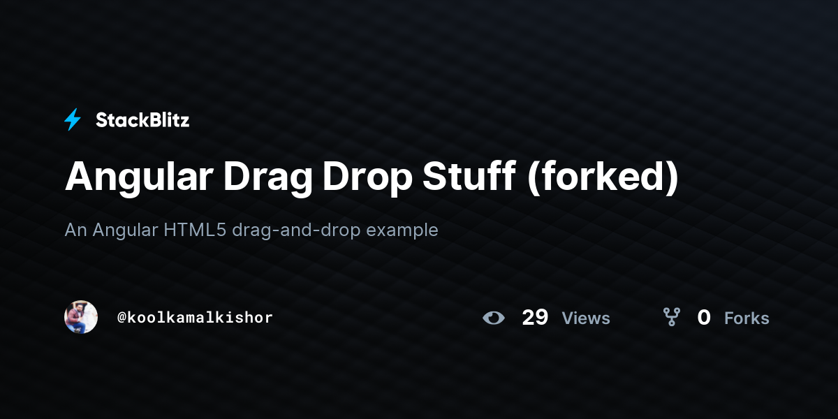 Angular Drag Drop Stuff (forked) - StackBlitz Angular Drag Drop Stuff (forked) - StackBlitz