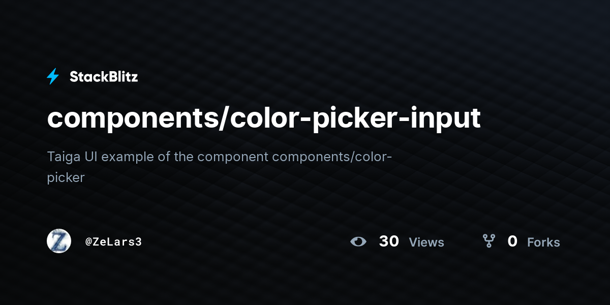 components/color-picker-input - StackBlitz components/color-picker-input - StackBlitz