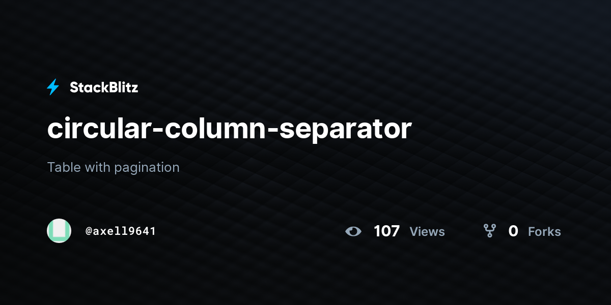 circular-column-separator - StackBlitz circular-column-separator - StackBlitz