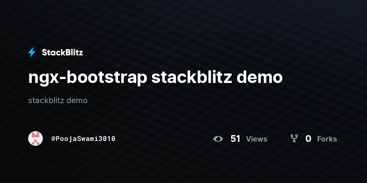 ngx-bootstrap stackblitz demo - StackBlitz