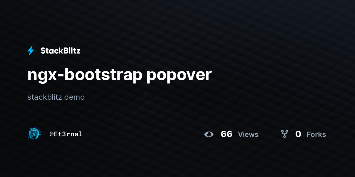 ngx-bootstrap popover - StackBlitz