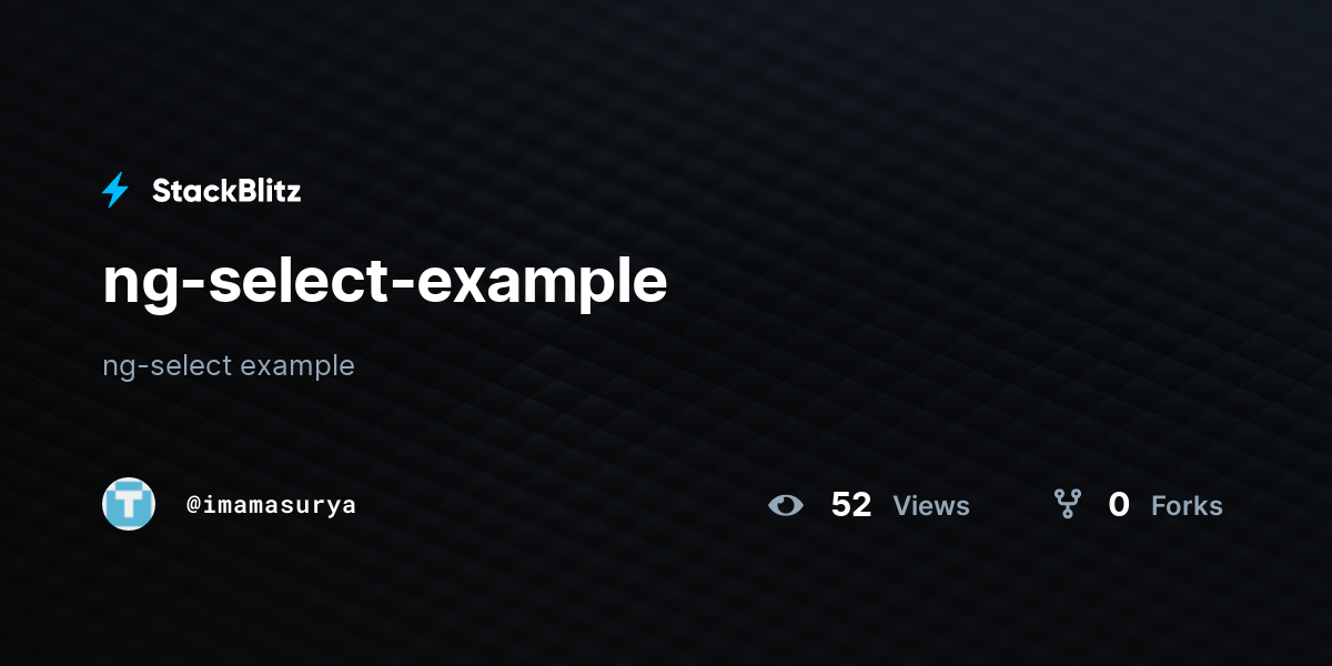 ng-select-example - StackBlitz