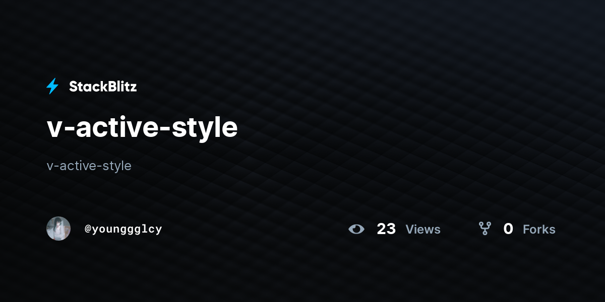 v-active-style - StackBlitz