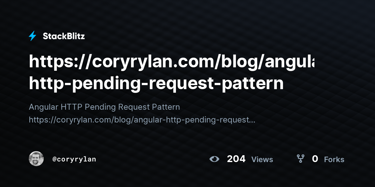 https://coryrylan.com/blog/angular-http-pending-request-pattern ...
