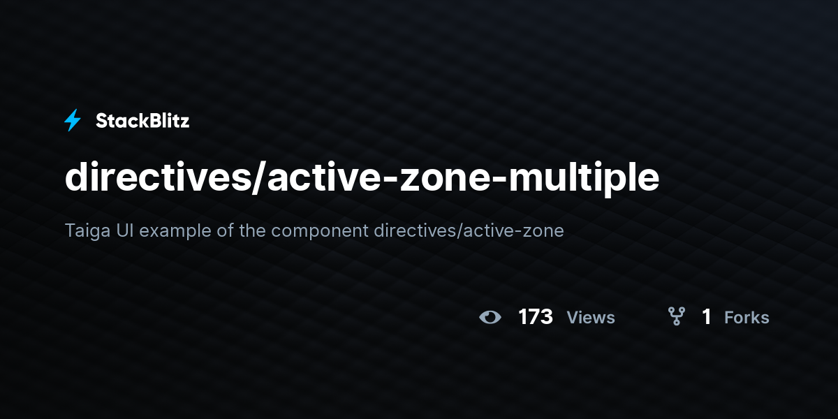 directives/active-zone-multiple - StackBlitz
