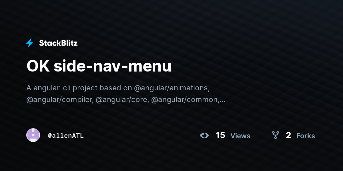 OK side-nav-menu - StackBlitz