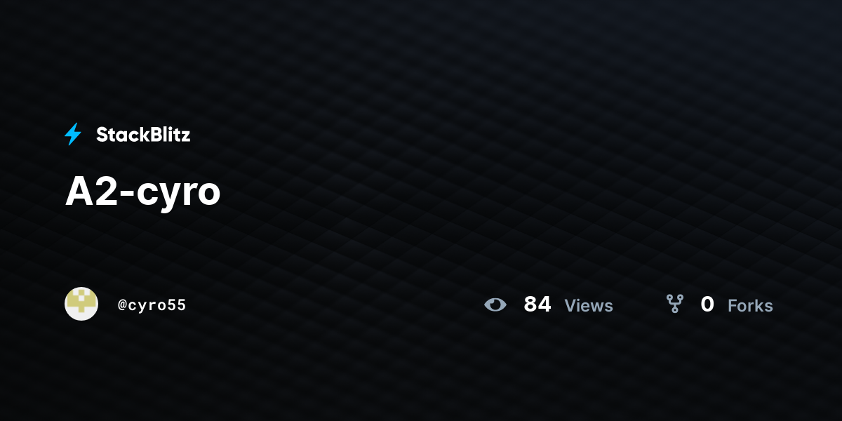 A2-cyro - StackBlitz