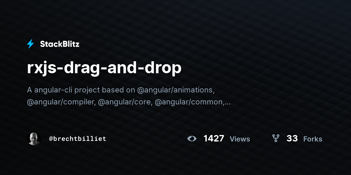 rxjs-drag-and-drop - StackBlitz