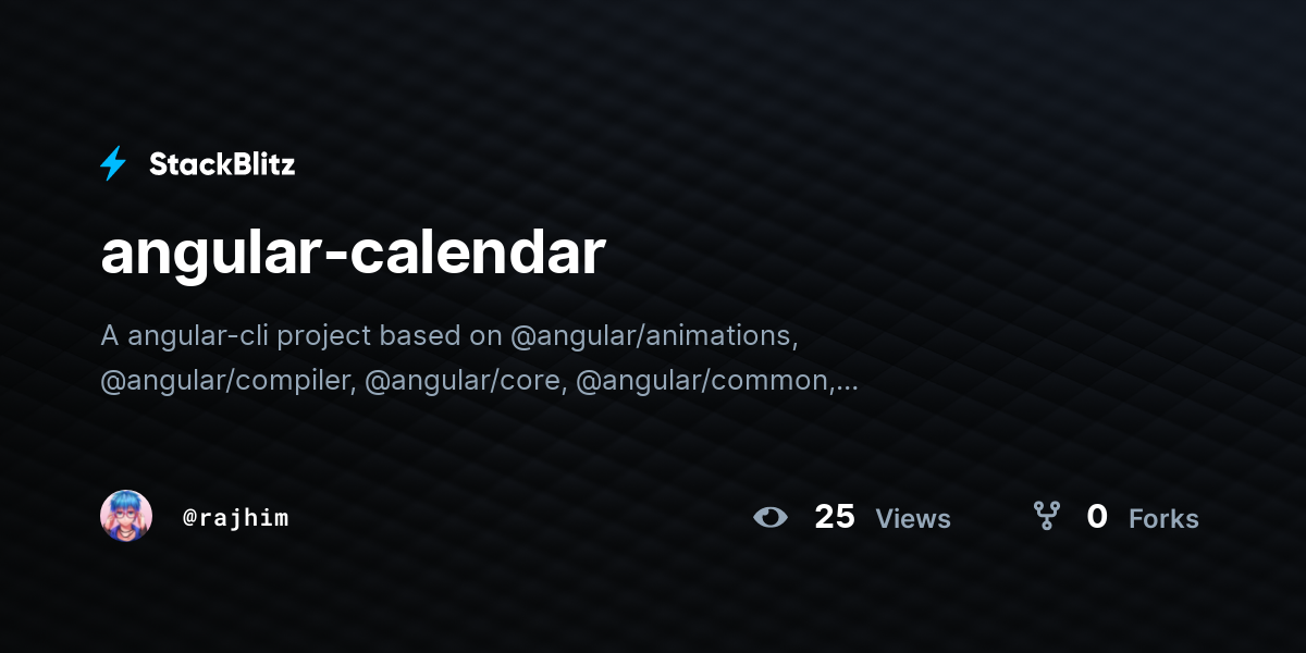 angular-calendar - StackBlitz angular-calendar - StackBlitz