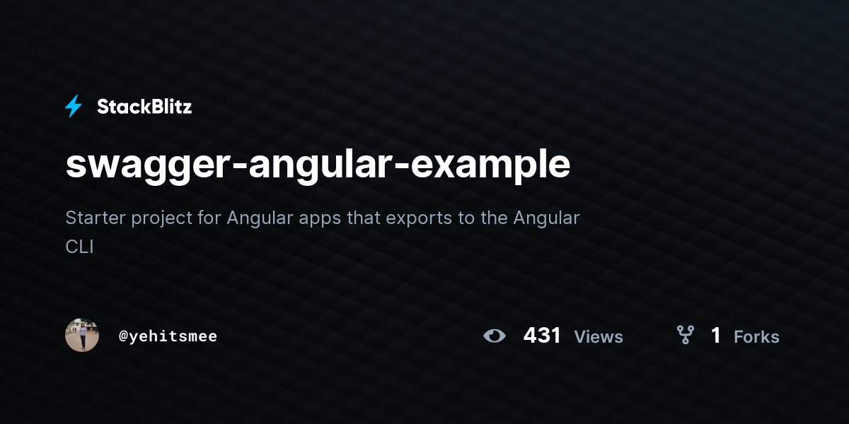 swagger-angular-example - StackBlitz