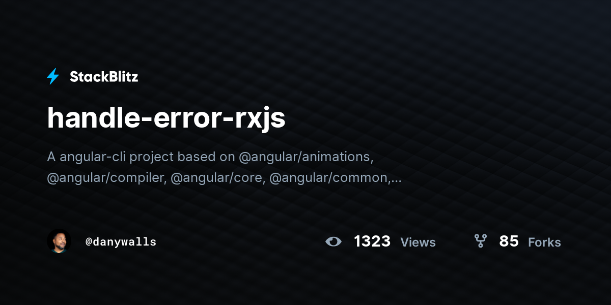 handle-error-rxjs - StackBlitz
