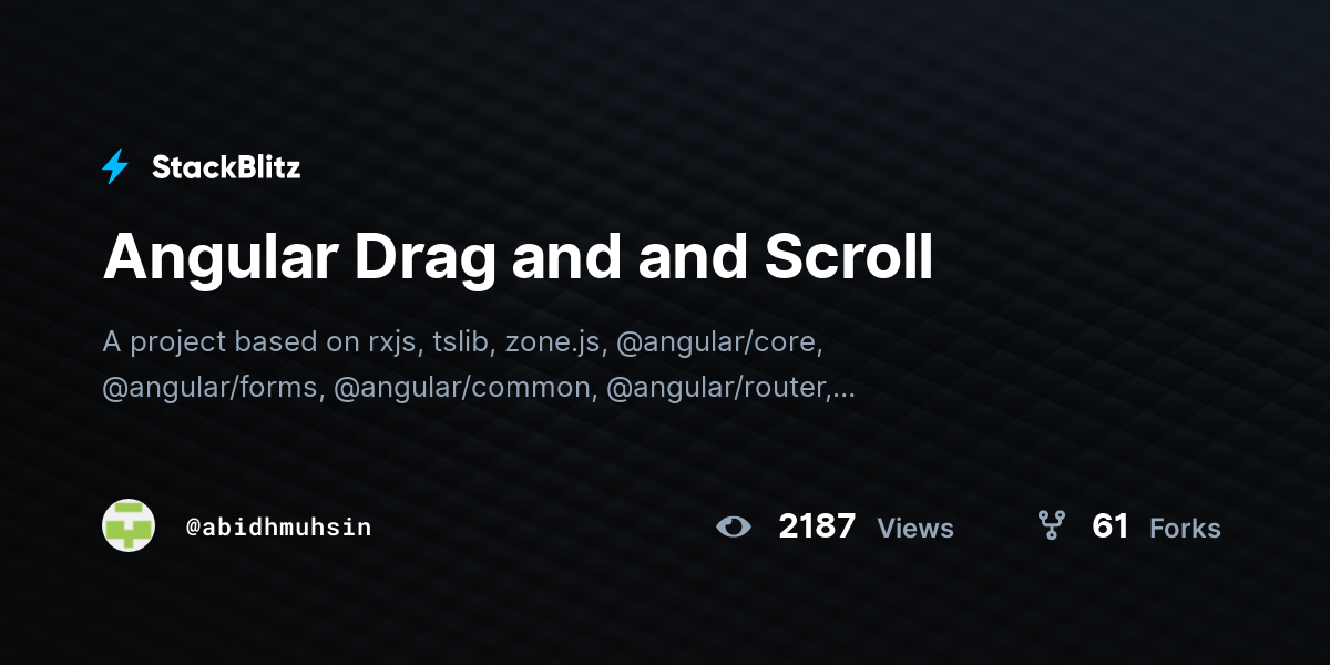Angular Drag and and Scroll - StackBlitz