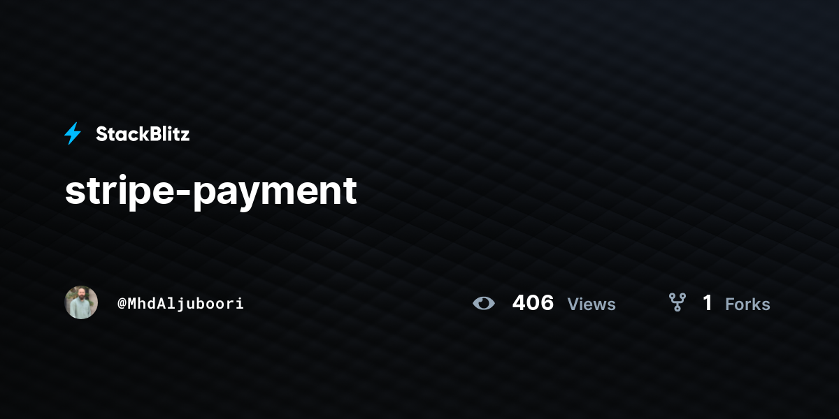 stripe-payment - StackBlitz