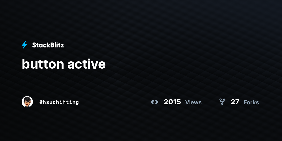 button active - StackBlitz