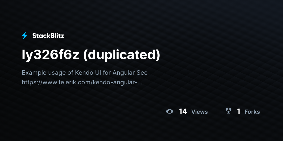 Iy326f6z (duplicated) - StackBlitz