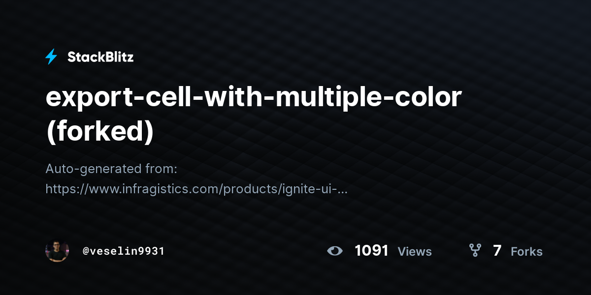 export-cell-with-multiple-color (forked) - StackBlitz