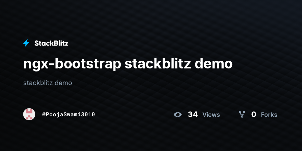 ngx-bootstrap stackblitz demo - StackBlitz