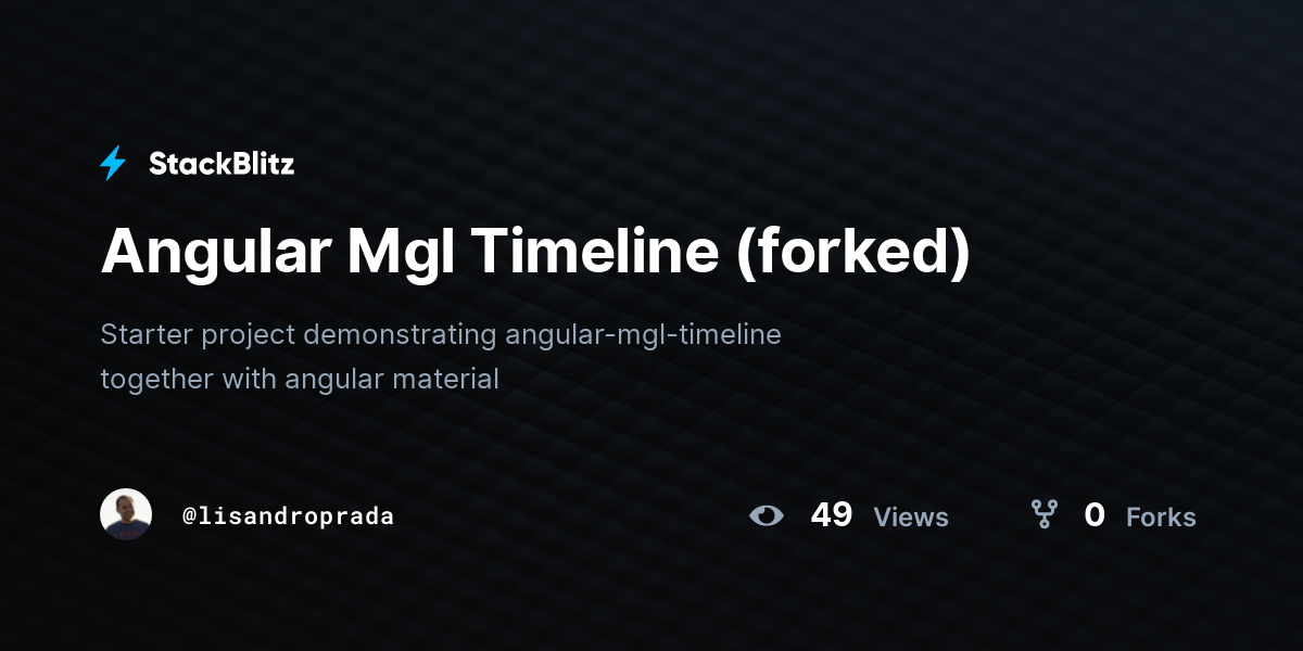 Angular Mgl Timeline Forked Stackblitz