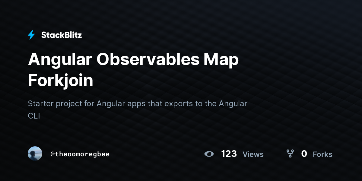Angular Observables Map Forkjoin - StackBlitz