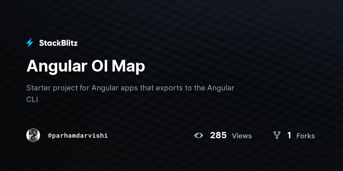 Angular Ol Map - StackBlitz