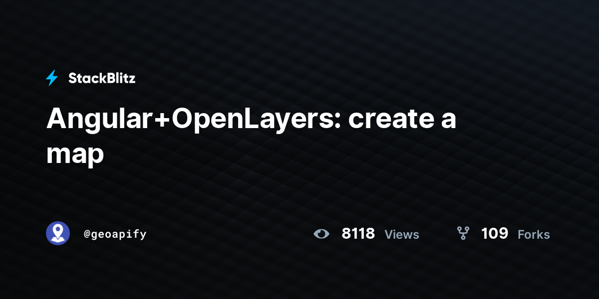 Angular+OpenLayers: create a map - StackBlitz Angular+OpenLayers: create a map - StackBlitz