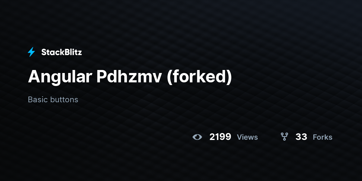 Angular Pdhzmv (forked) - StackBlitz