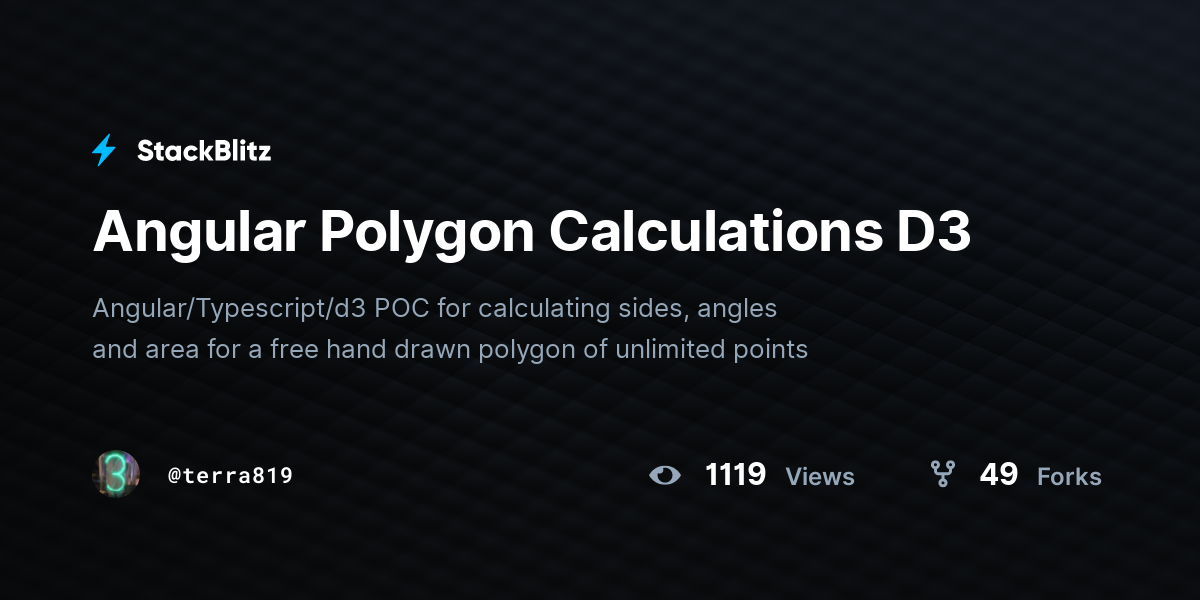Angular Polygon Calculations D3 - StackBlitz