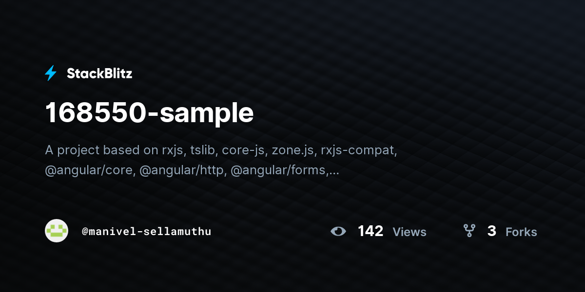 168550-sample - StackBlitz