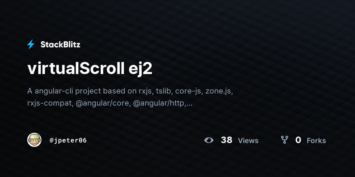 Virtualscroll Ej2 Stackblitz