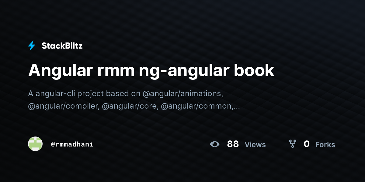 Angular rmm ng-angular book - StackBlitz