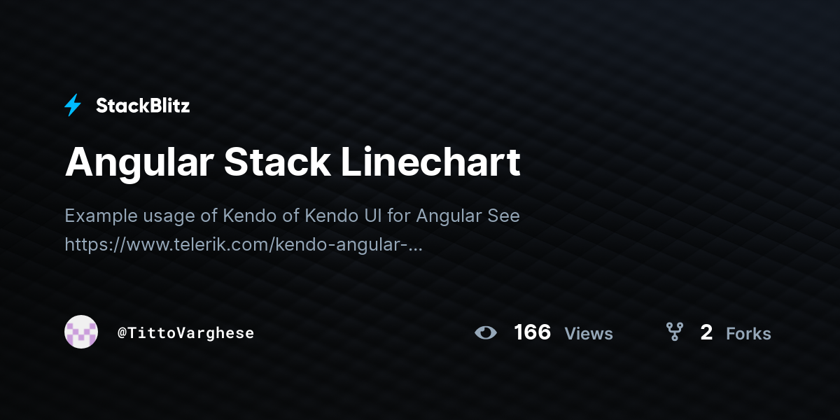 Angular Stack Linechart - StackBlitz