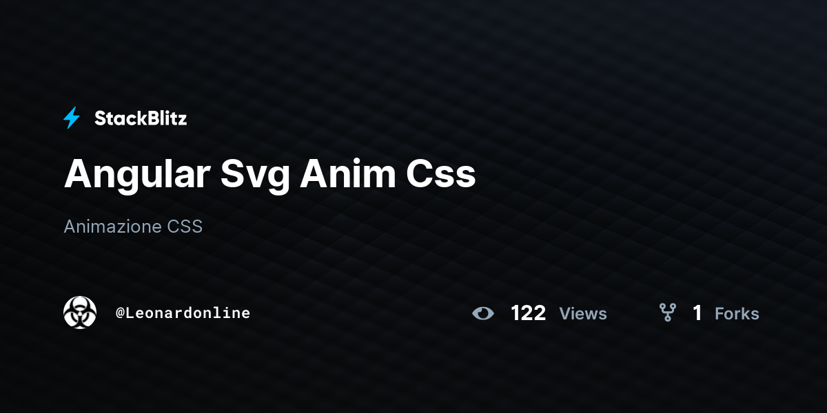 Angular Svg Anim Css - StackBlitz