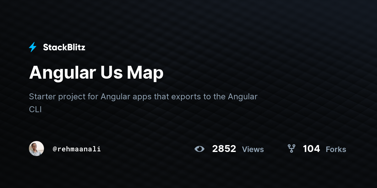 Angular Us Map - StackBlitz