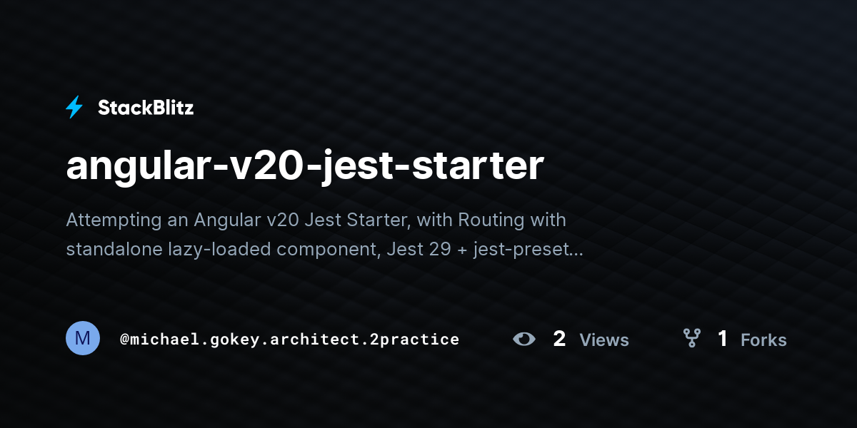 angular-v20-jest-starter - StackBlitz