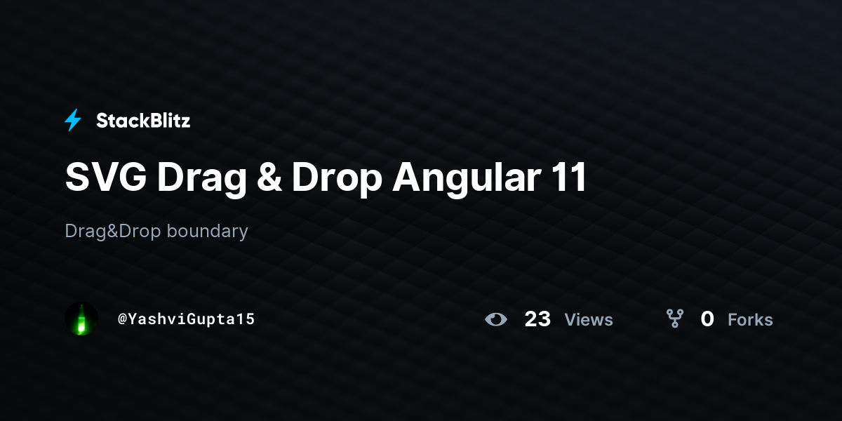 SVG Drag & Drop Angular 11 - StackBlitz