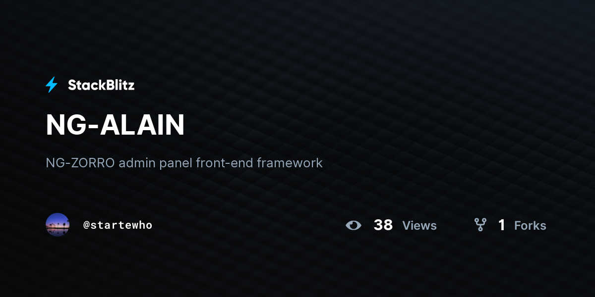 NG-ALAIN - StackBlitz