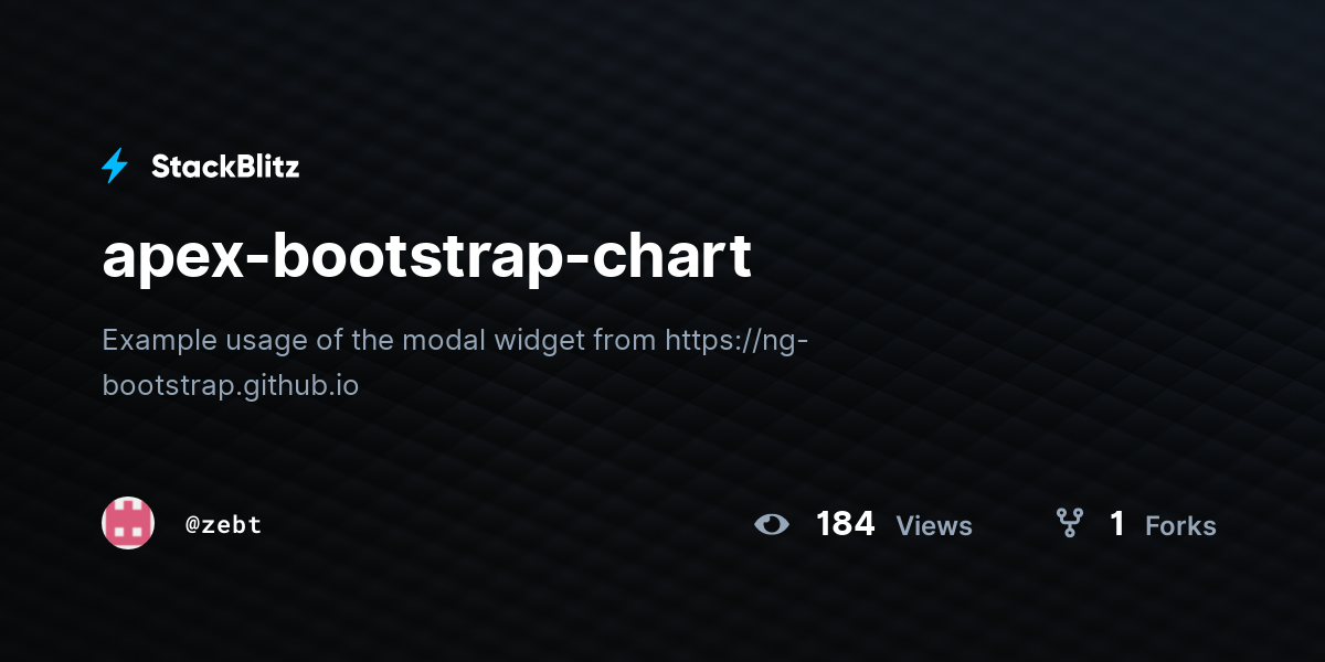 apex-bootstrap-chart - StackBlitz
