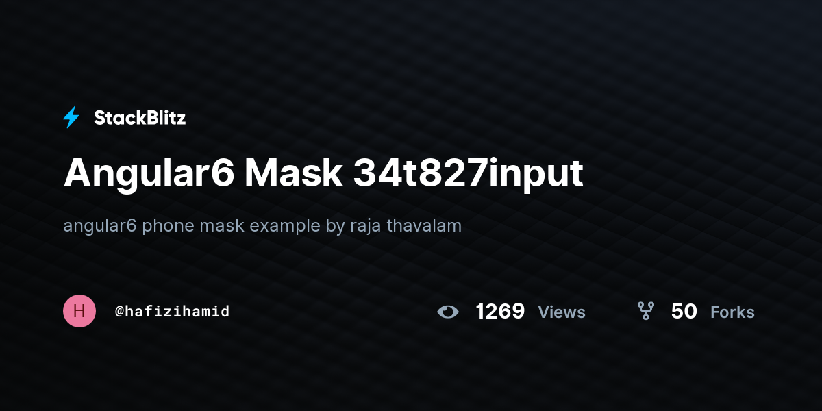 Angular6 Mask 34t827input - StackBlitz