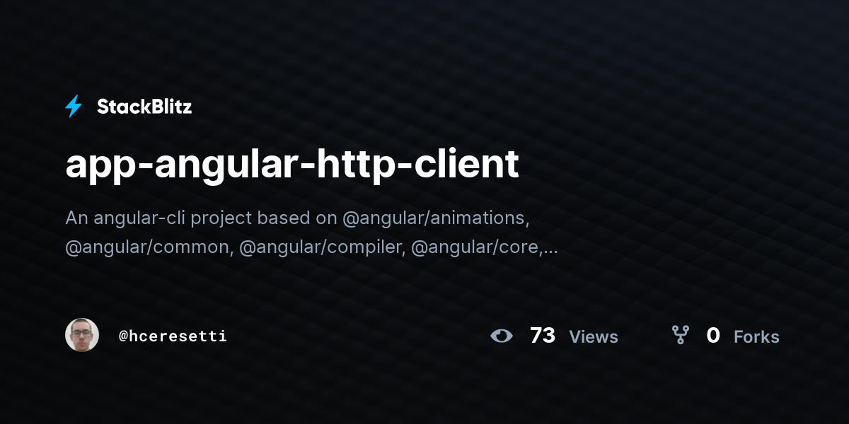 app-angular-http-client - StackBlitz